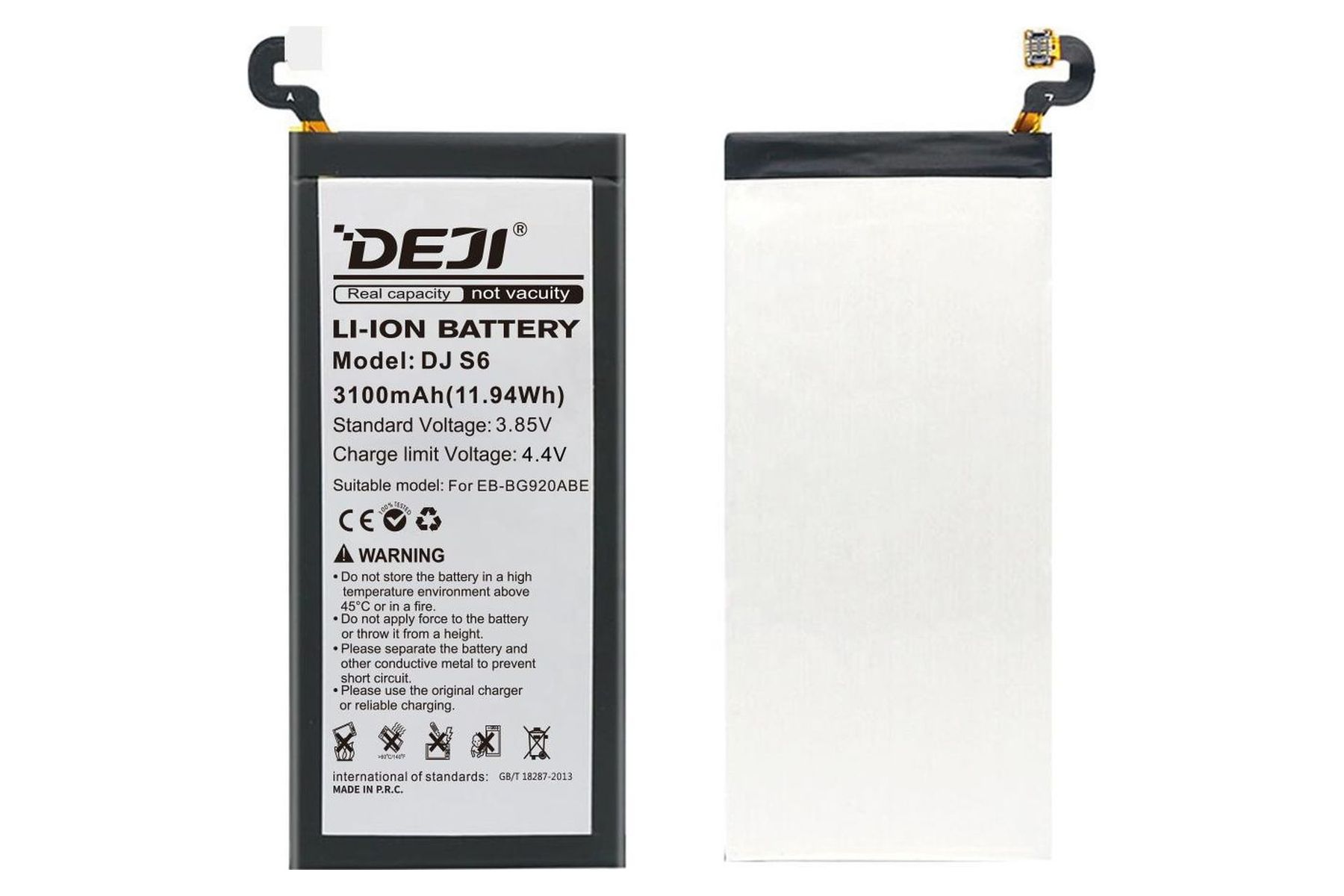 Акумулятор Samsung EB-BG920ABE (DEJI) для Galaxy S6 SM-G920 SM-G9200 SM ...