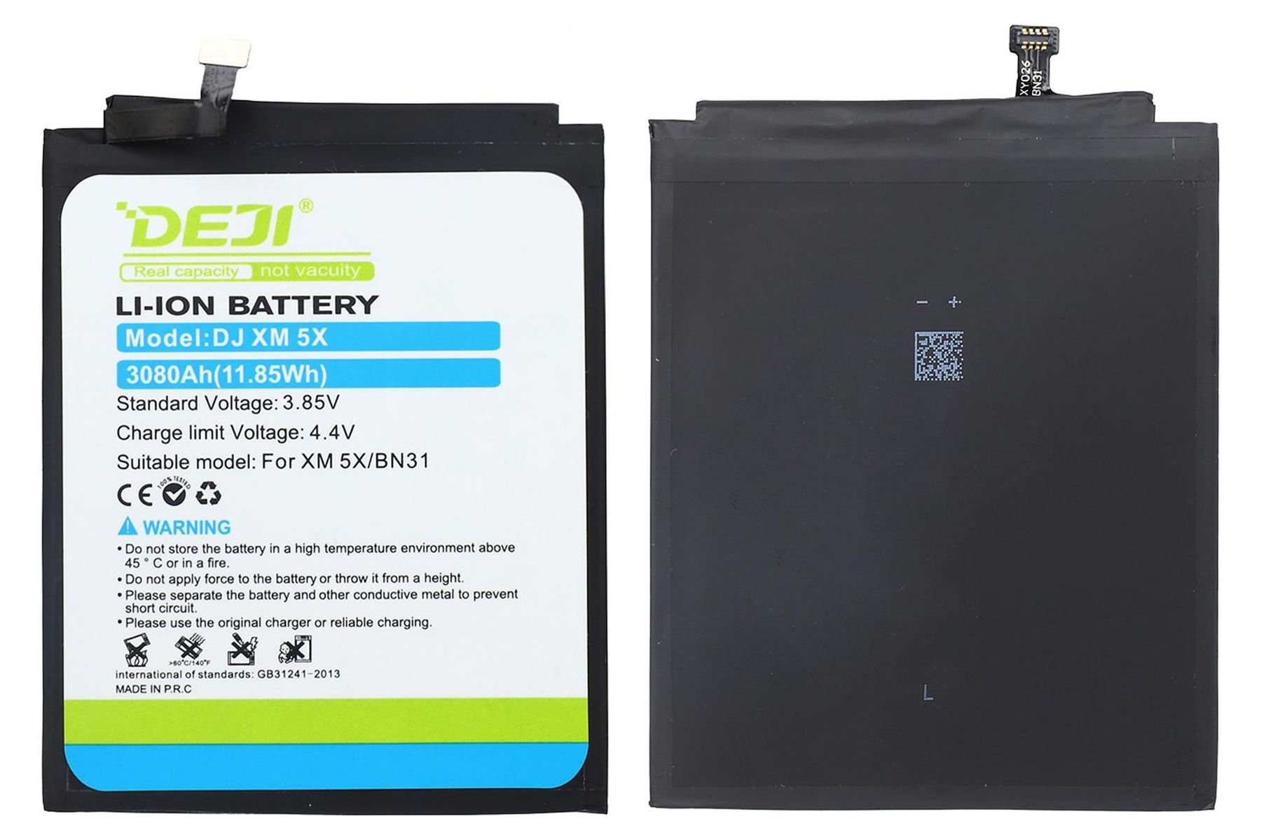 Акумулятор Xiaomi BN31 (DEJI) для Note 5A Mi A1 Mi5X (3080 mAh) :: HI-POWER