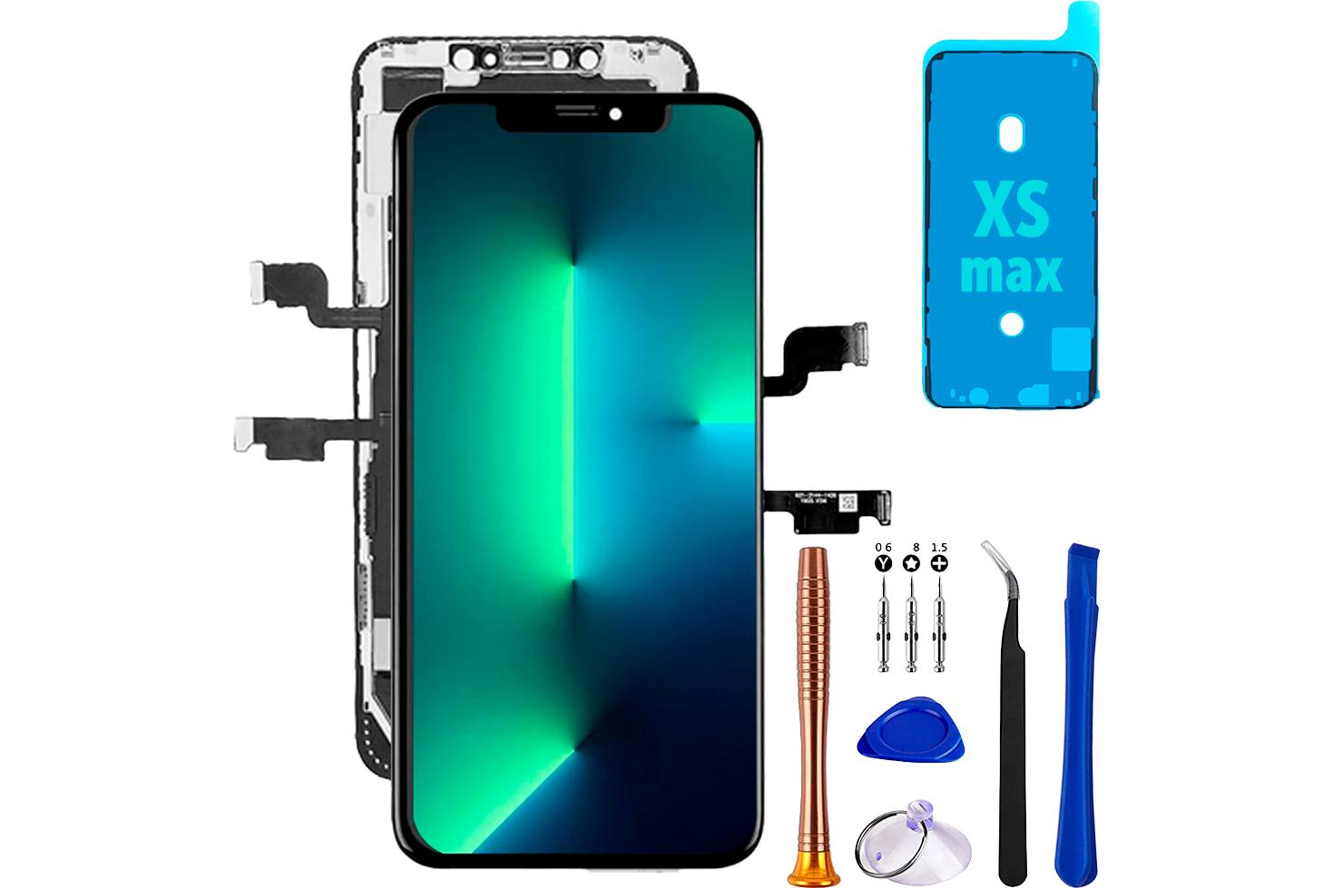 Дисплейний модуль до iPhone XS Max (6.5") Чорний (Ремкомплект: екран ...