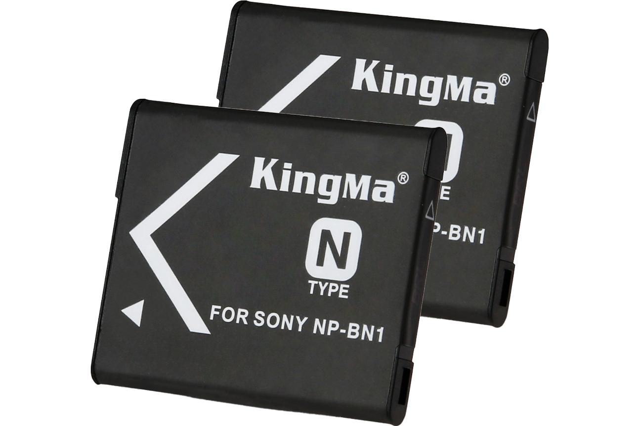 2-Pack KingMa NP-BN1 для Sony NP-BN1 комплект з 2 акумуляторів (2xNP ...